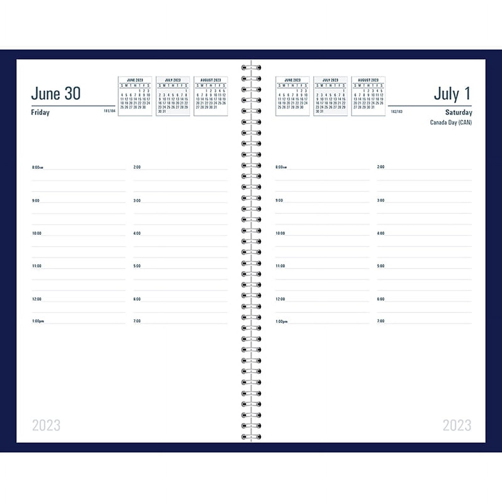 House of Doolittle 2024 Daily Appointment Calendar Planner, Academic, 5 ...