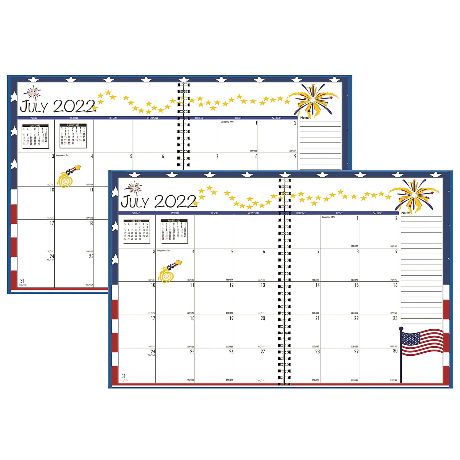 House of Doolittle Academic Seasonal Monthly Calendar Planner, 12 ...