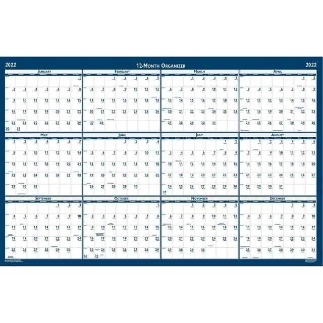 House of Doolittle, HOD3961, Write-on Laminated Wall Planner, 1 Each ...