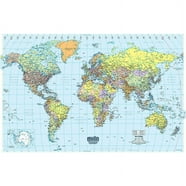 National geographic: world decorator wall map - laminated (46 x 30.5 ...
