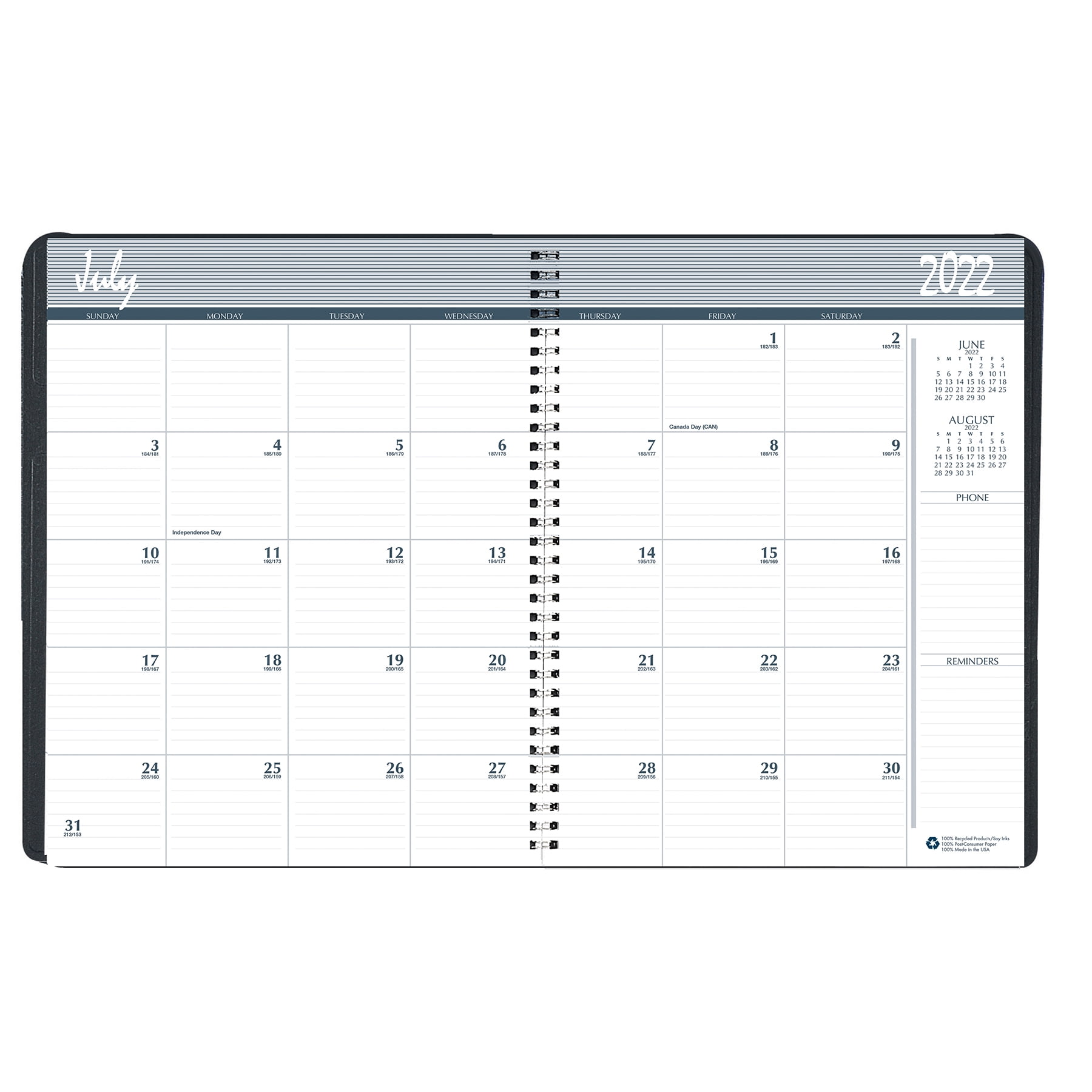 House of Doolittle Monthly Calendar Academic Planner Book, 14 Months ...