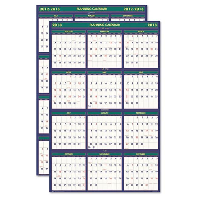 House of Doolittle Poster Style Cal - Acad-Calendar - Walmart.com