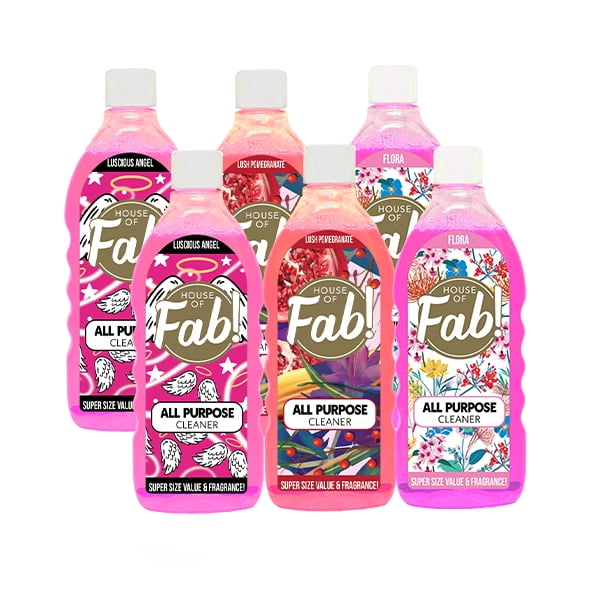 House of Fab All Purpose Cleaner Designer 33.8 FL Oz 6 Pack - Walmart.com