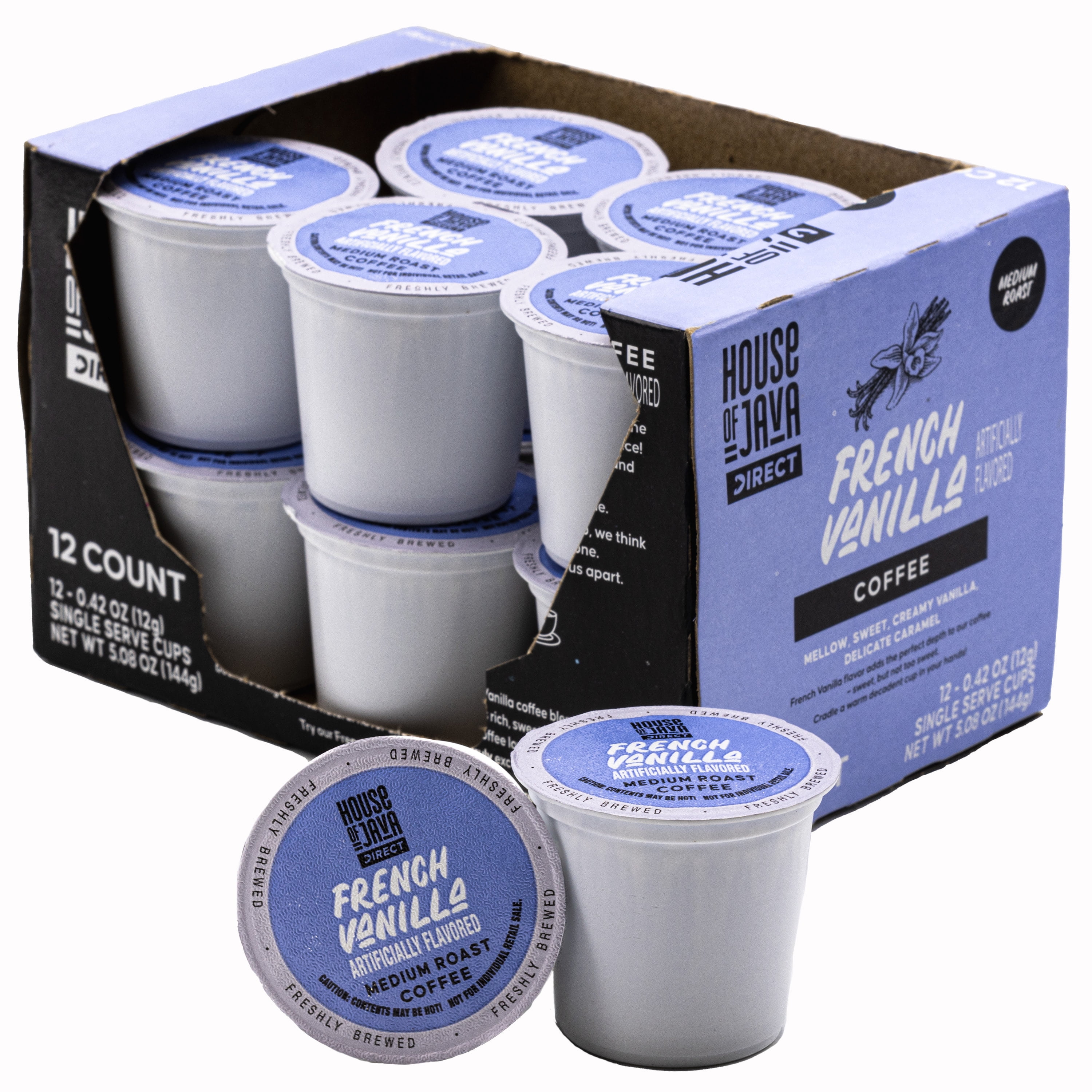 House of Java French Vanilla 12ct Pods - Walmart.com