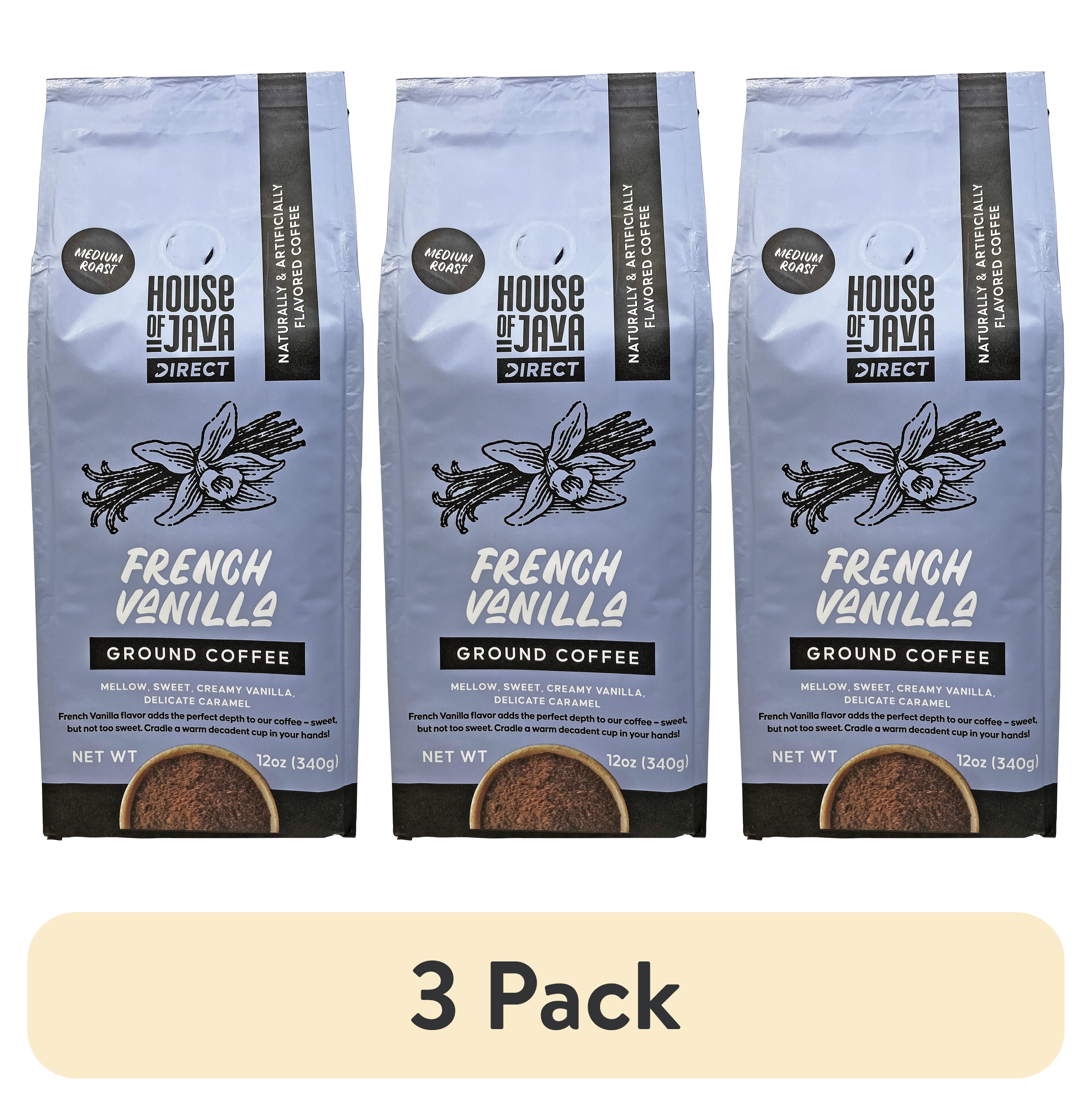 (3 pack) House of Java French Vanilla 12oz Ground - Walmart.com