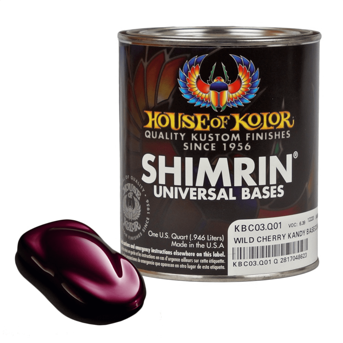 House Of Kolor SHIMRIN KBC03-Q01 Kandy Series Universal Basecoat, 1 qt ...