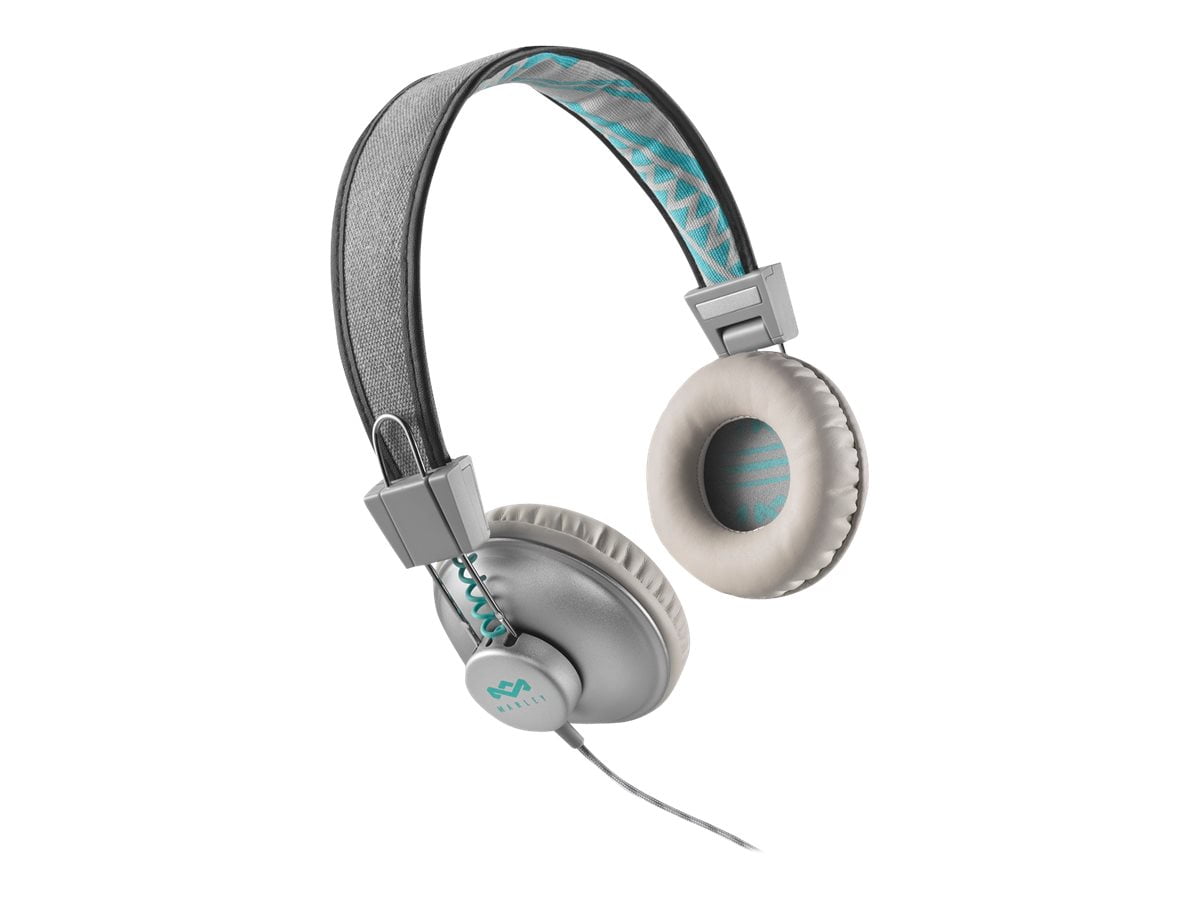 House of Marley Positive Vibration - Headphones with mic - full size ...