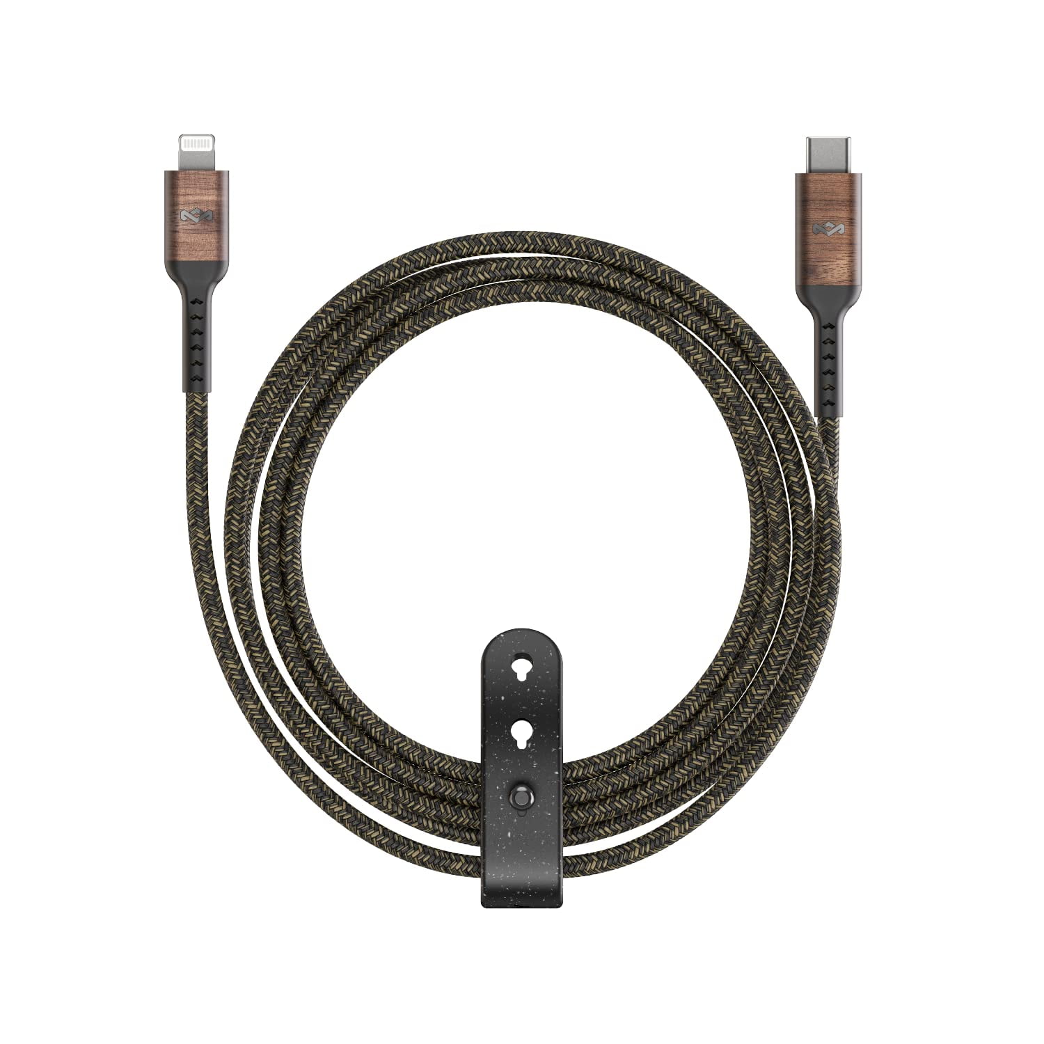 House of Marley Rewind USB-C to Lightning Cable: Braided Charging Cable ...