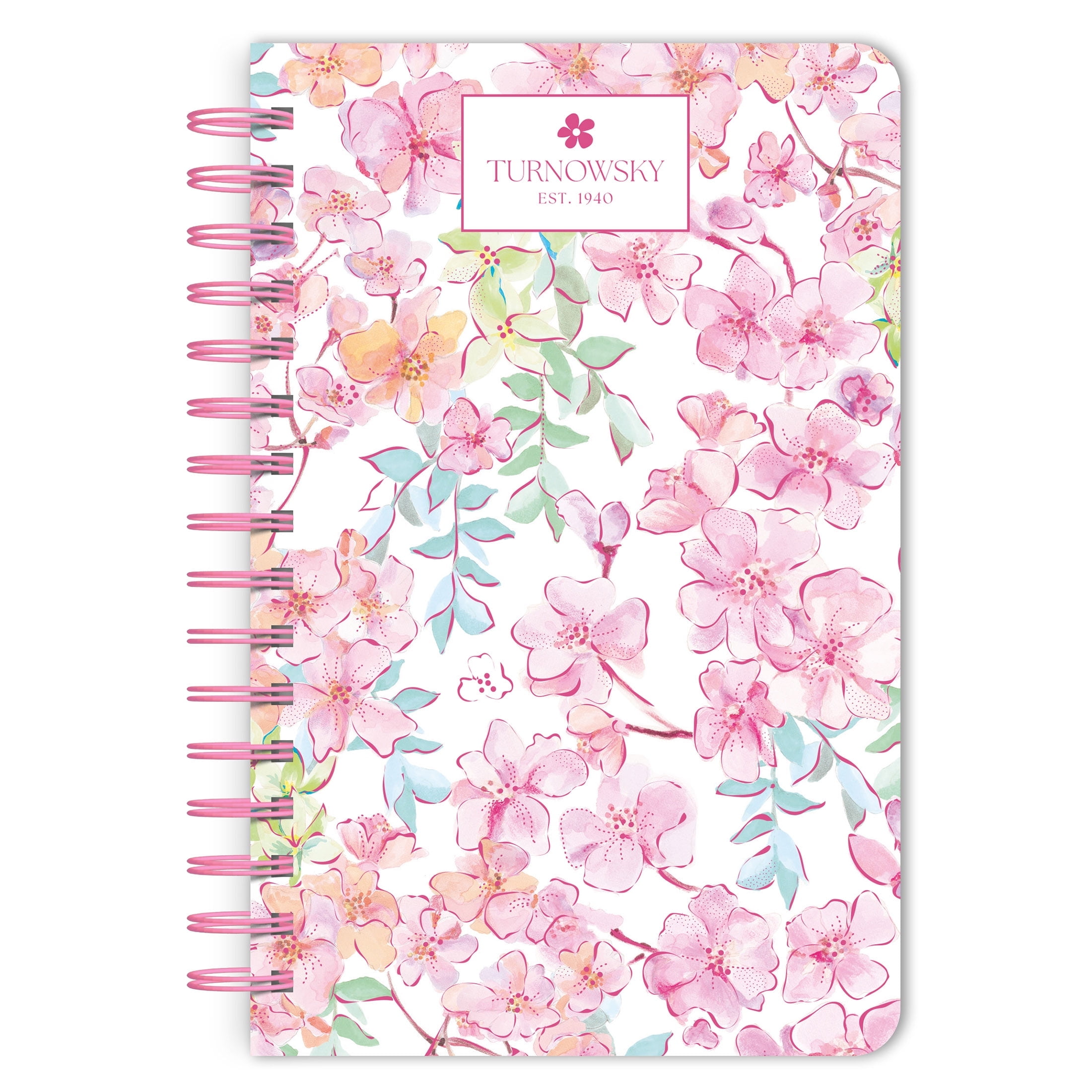 House of Turnowsky | 5.25x8.25" Compact Wire Journal | Non-Dated | Foil ...