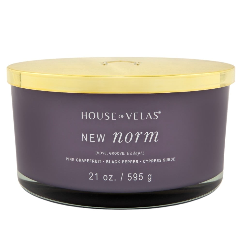 House of Velas, Burnable Sensations Candle Collection, New Norm Scented ...