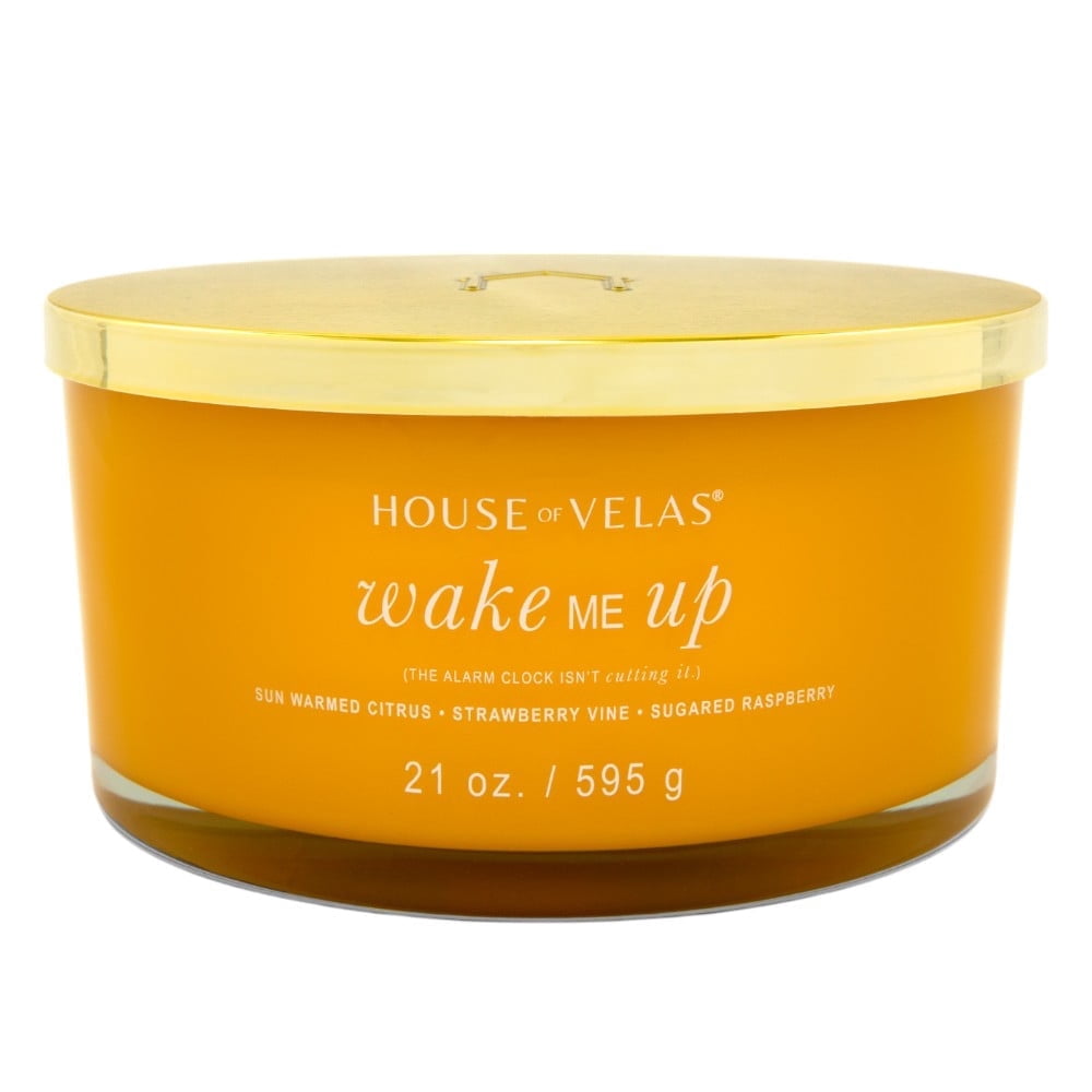 House of Velas, Burnable Sensations Candle Collection, Wake Me Up ...