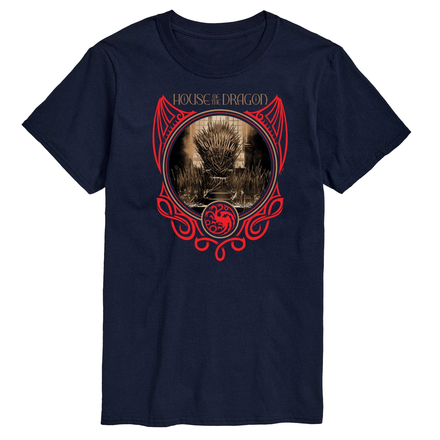 House of the Dragon - Iron Throne Circle - Men's Short Sleeve T-Shirt ...