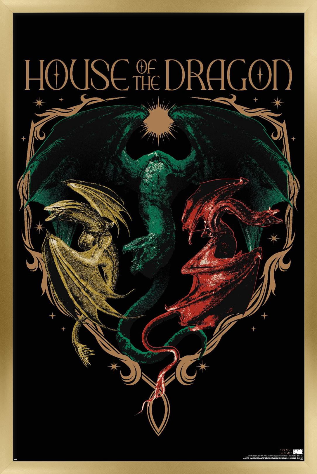 House of the Dragon: Season 2 - Dragons Wall Poster, 22.375" x 34 ...