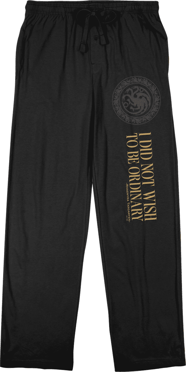 House of the Dragon Sleep Pants for Adults Unisex Pajama Bottoms ...