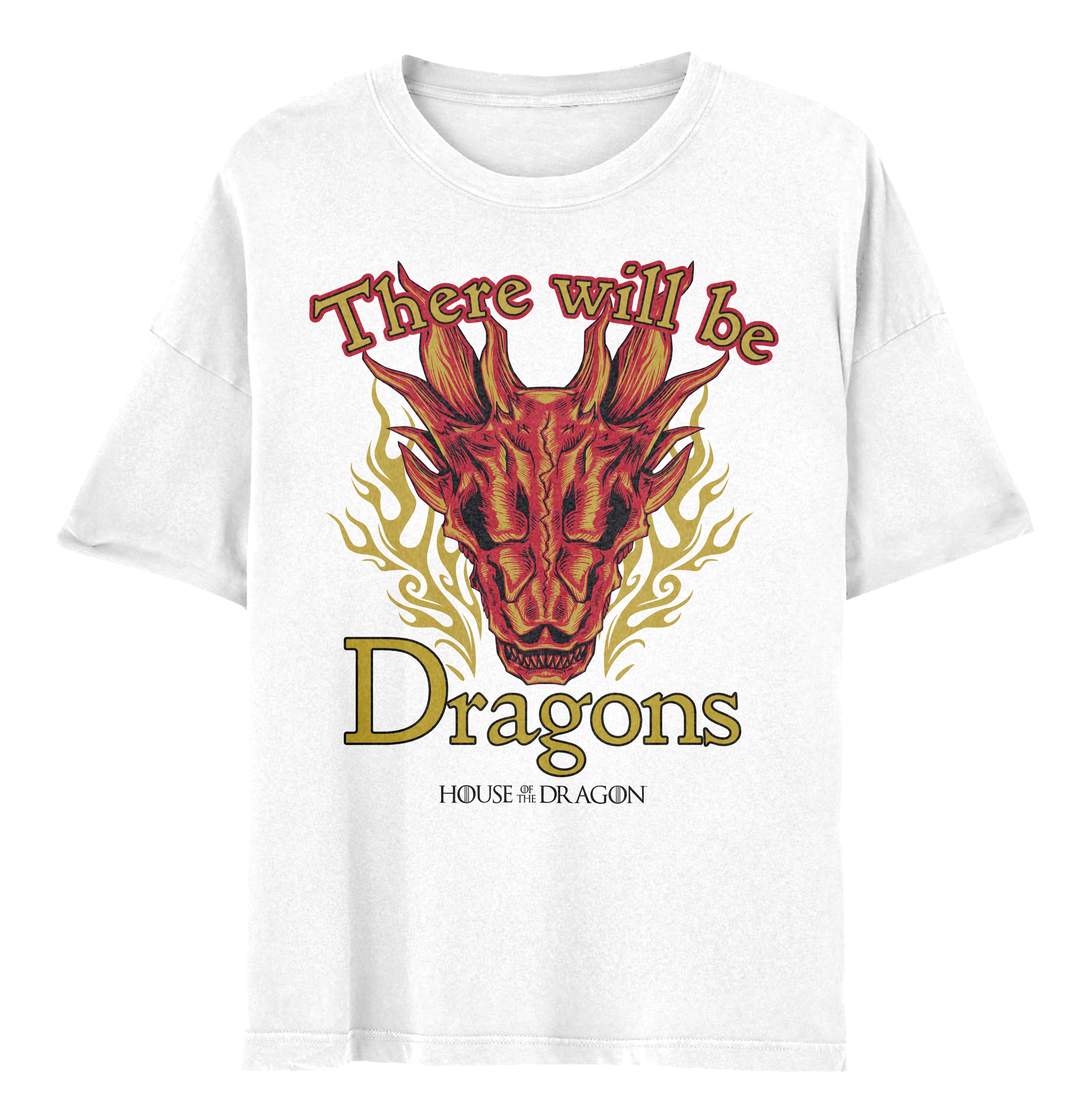 House of the Dragon There Will Be Dragon Mens and Womens Short Sleeve T ...