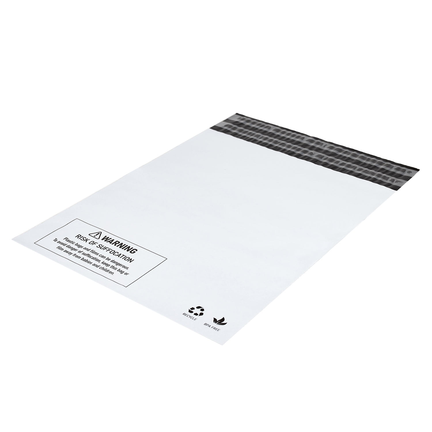 HouseLabels 12x15.5 Inch (Size #5) 25 Pcs Strong, Tearproof White ...