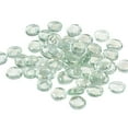 Houseables Clear Glass Stone, Flat Marbles, Pebbles for Vases, 400-500 ...