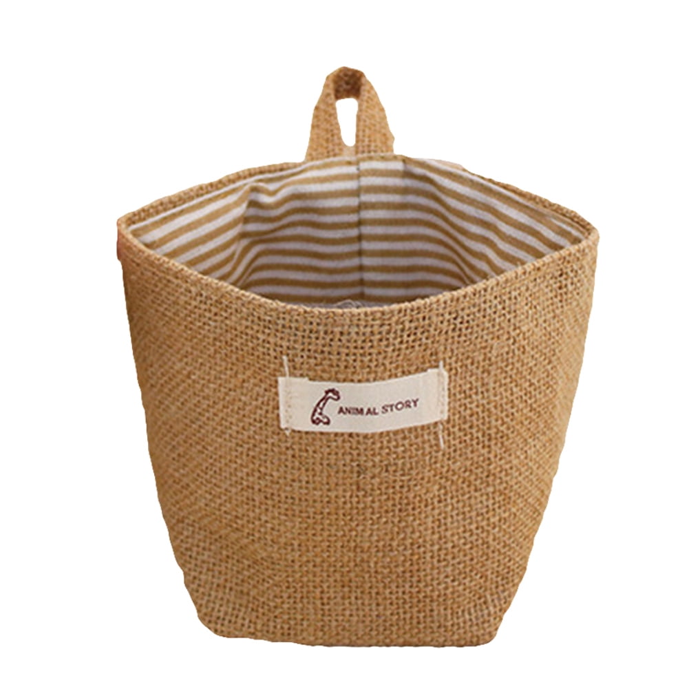 Houseables Hanging Laundry Hamper, Vintage Foldable Hanging Sundries ...