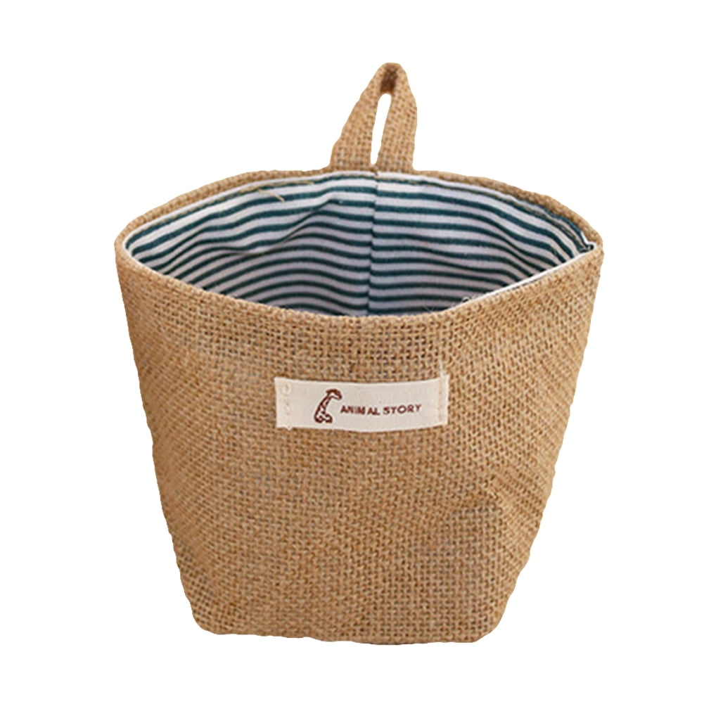 Houseables Hanging Laundry Hamper, Vintage Foldable Hanging Sundries ...