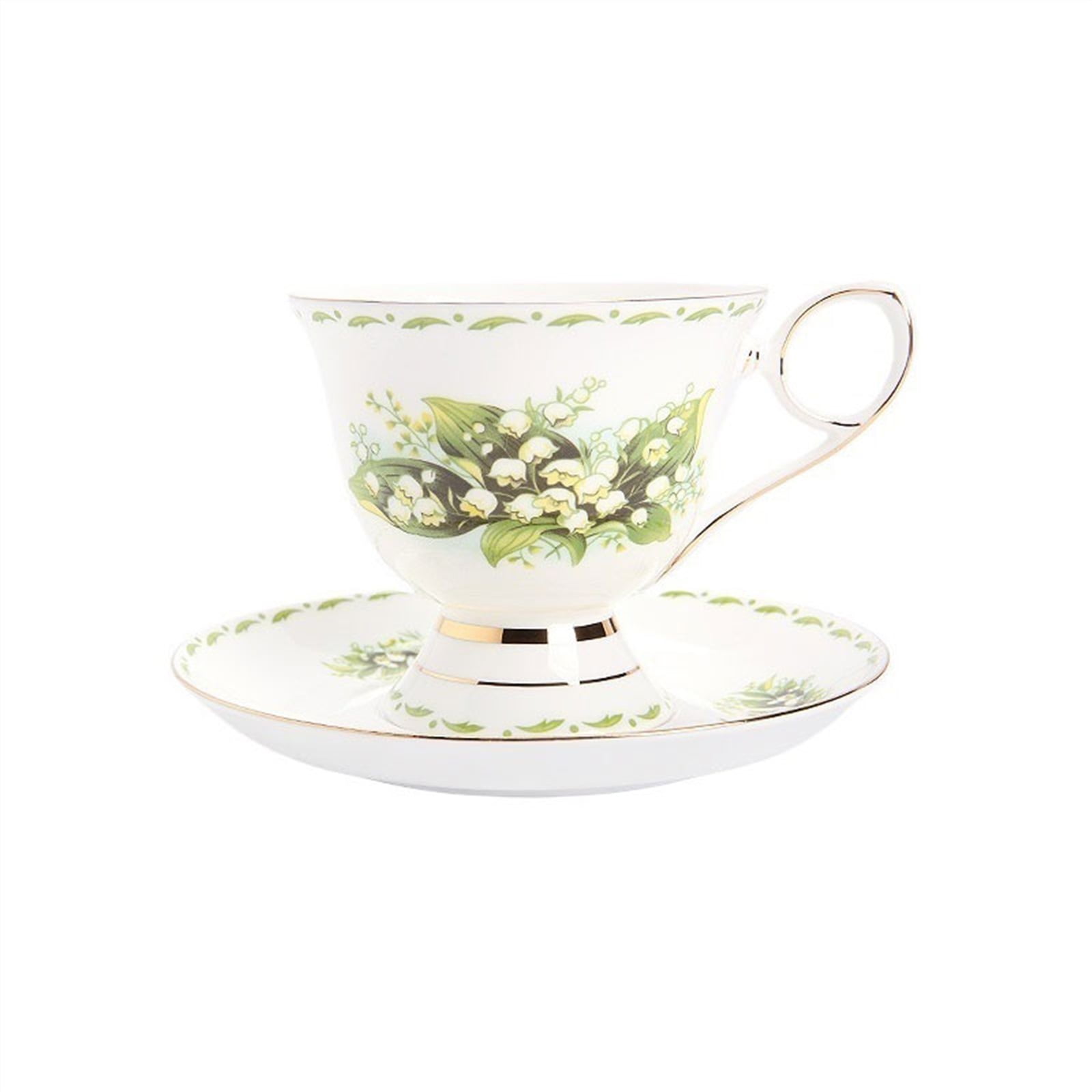 Household Afternoon Tea Set Ceramic English Black Tea Cup Breakfast Cup ...