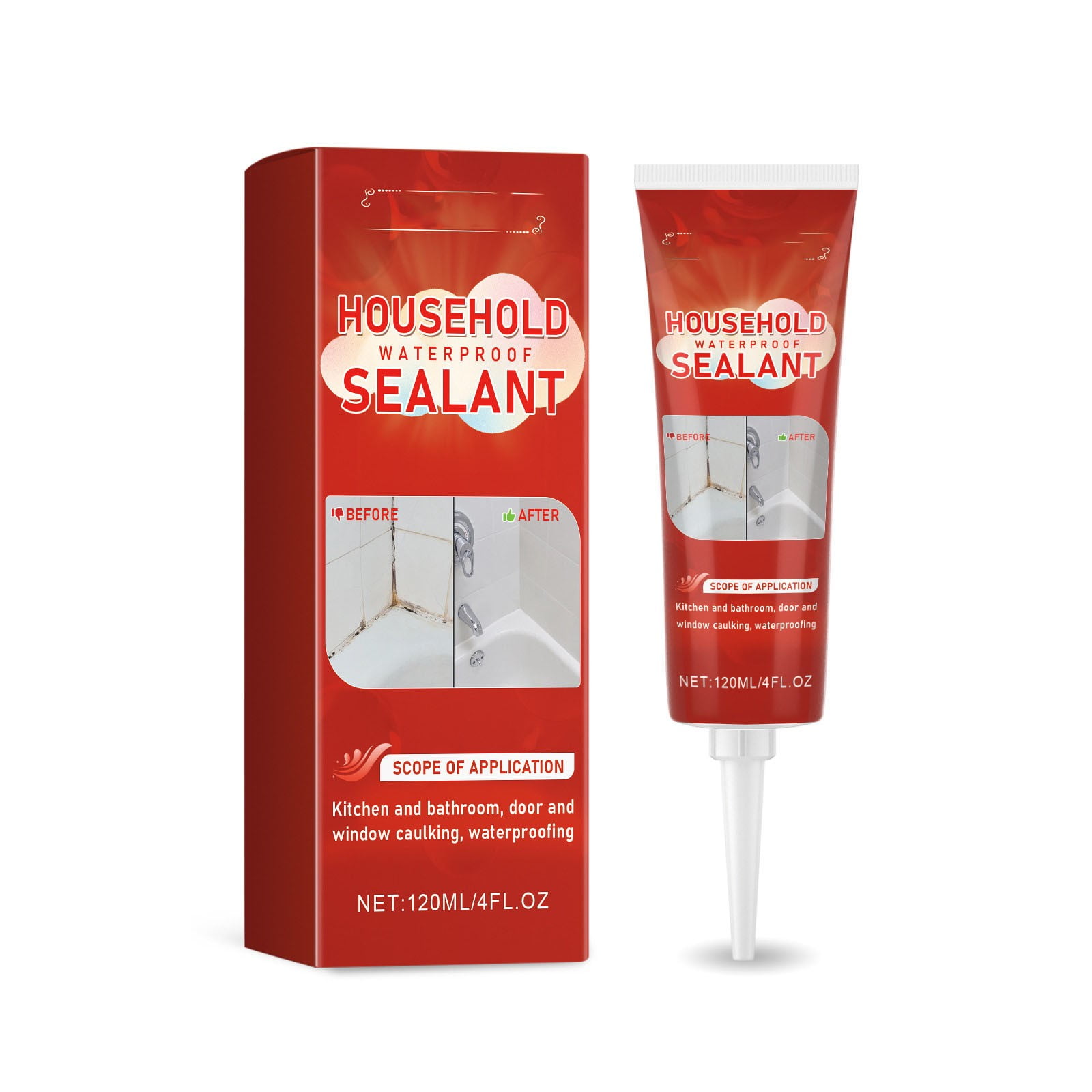 Household Agent Sealant Toilet Kitchen External Wall Plugging Patching ...