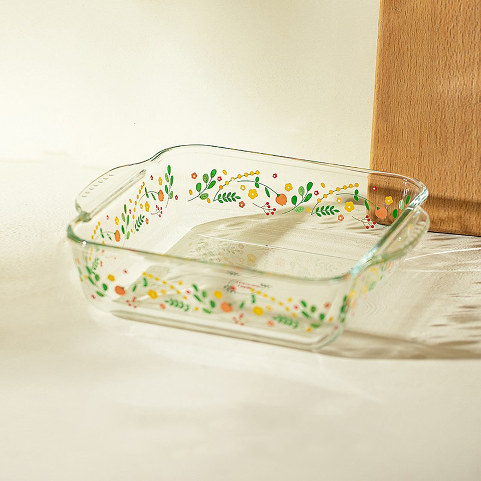 Household Baking Tray Oven High Borosilicate Glass Baking Dish Potato ...