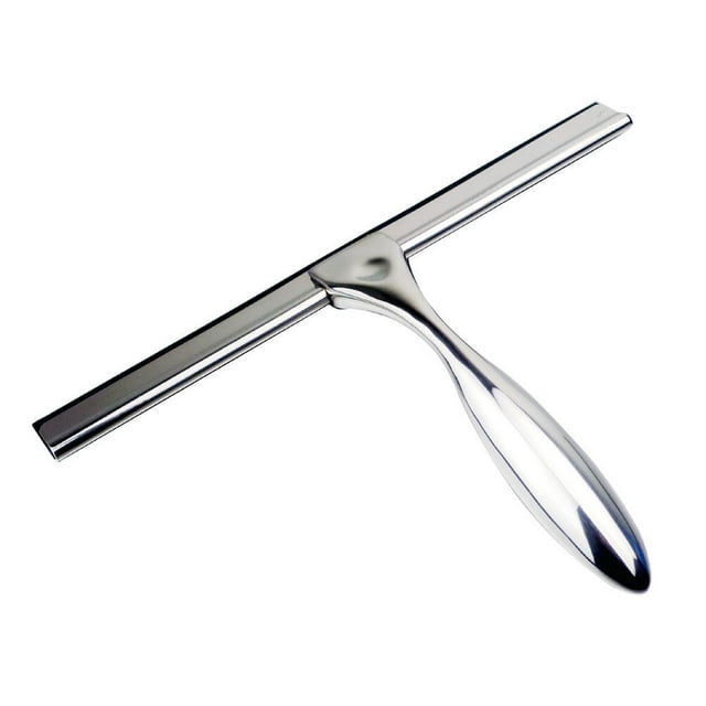 Household Bathroom Squeegee Stainless Steel Glass Squeegee for Shower ...