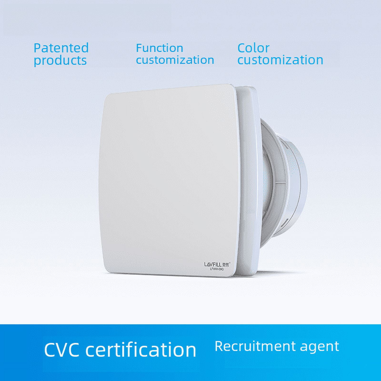 Household Bathroom Toilet Glass Window Exhaust Fan Hotel Toilet ...