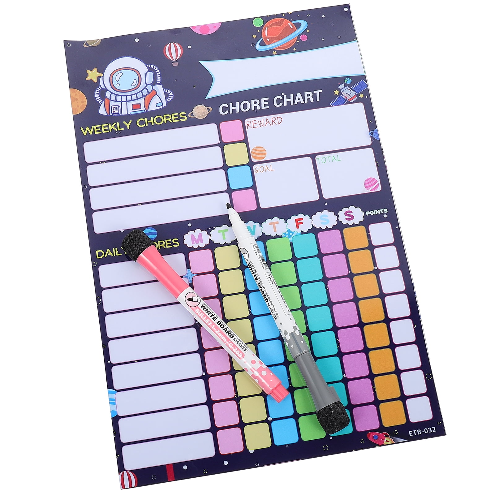 Household Behavior Chart Magnetic for Kids Stickers Child Toddler - Walmart.com