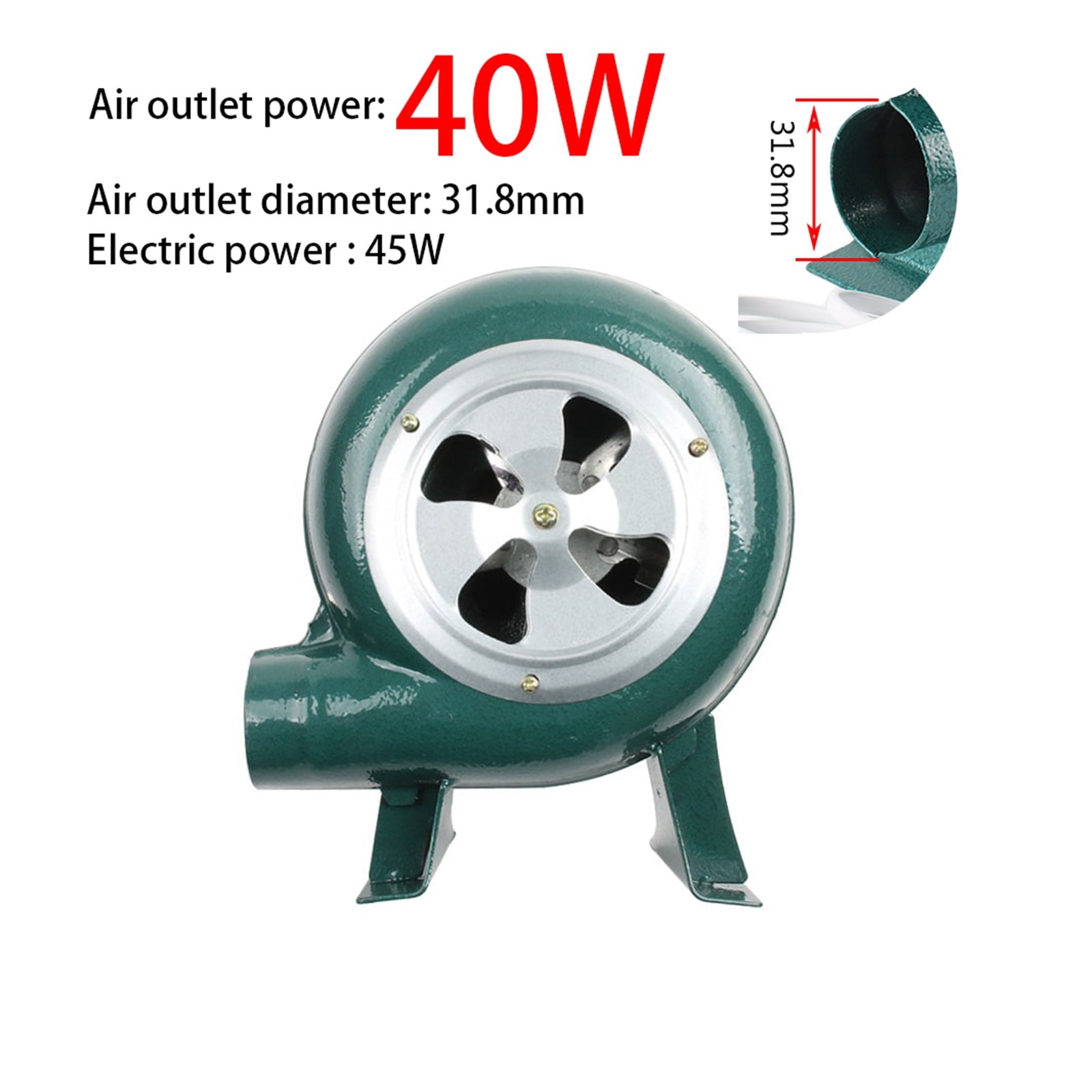 Household Blower Iron Barbecue Blower Small Centrifugal Blower 30W 40W ...