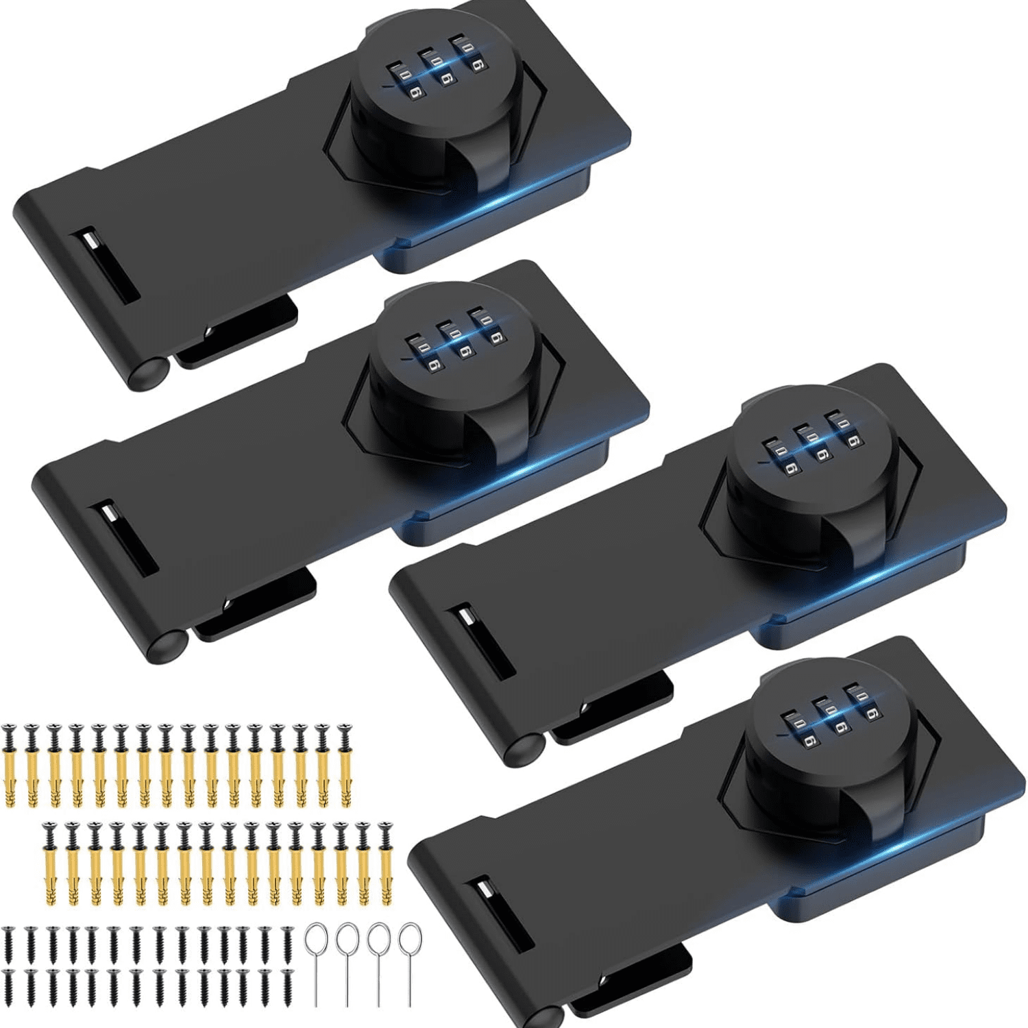 Household Cabinet Password Hasp Locks, Cabinet Locks with Combination ...