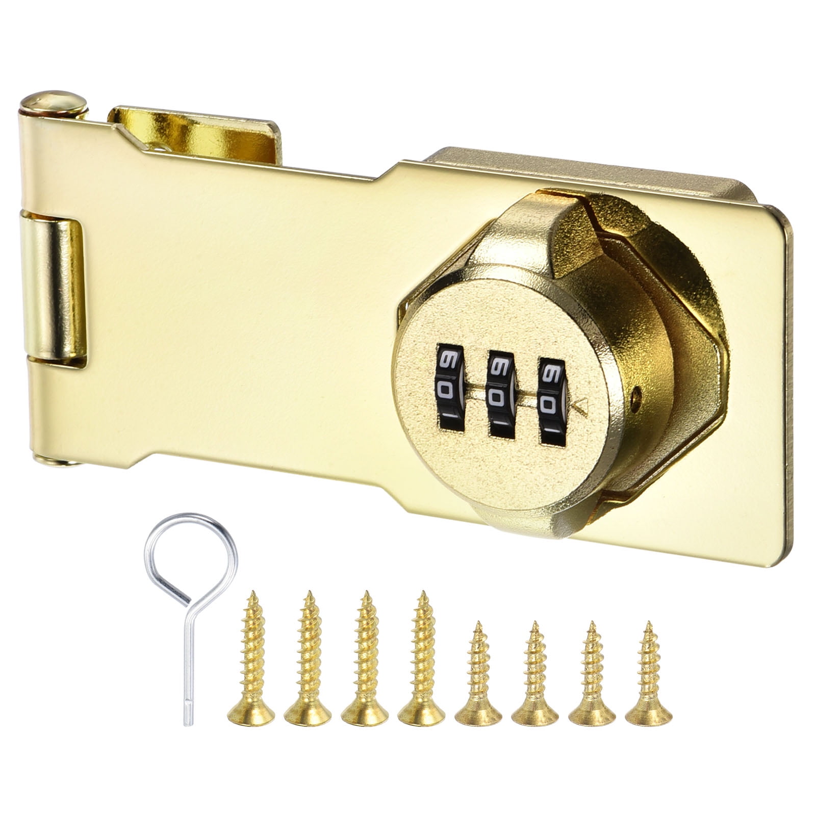 Household Cabinet Password Lock Hasp Lock Combination Latch with 3 ...
