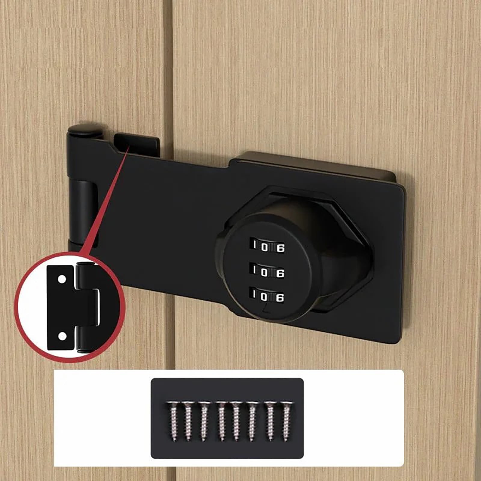 Household Cabinet Password Locks, Cabinet Door Combination Hasp Lock ...