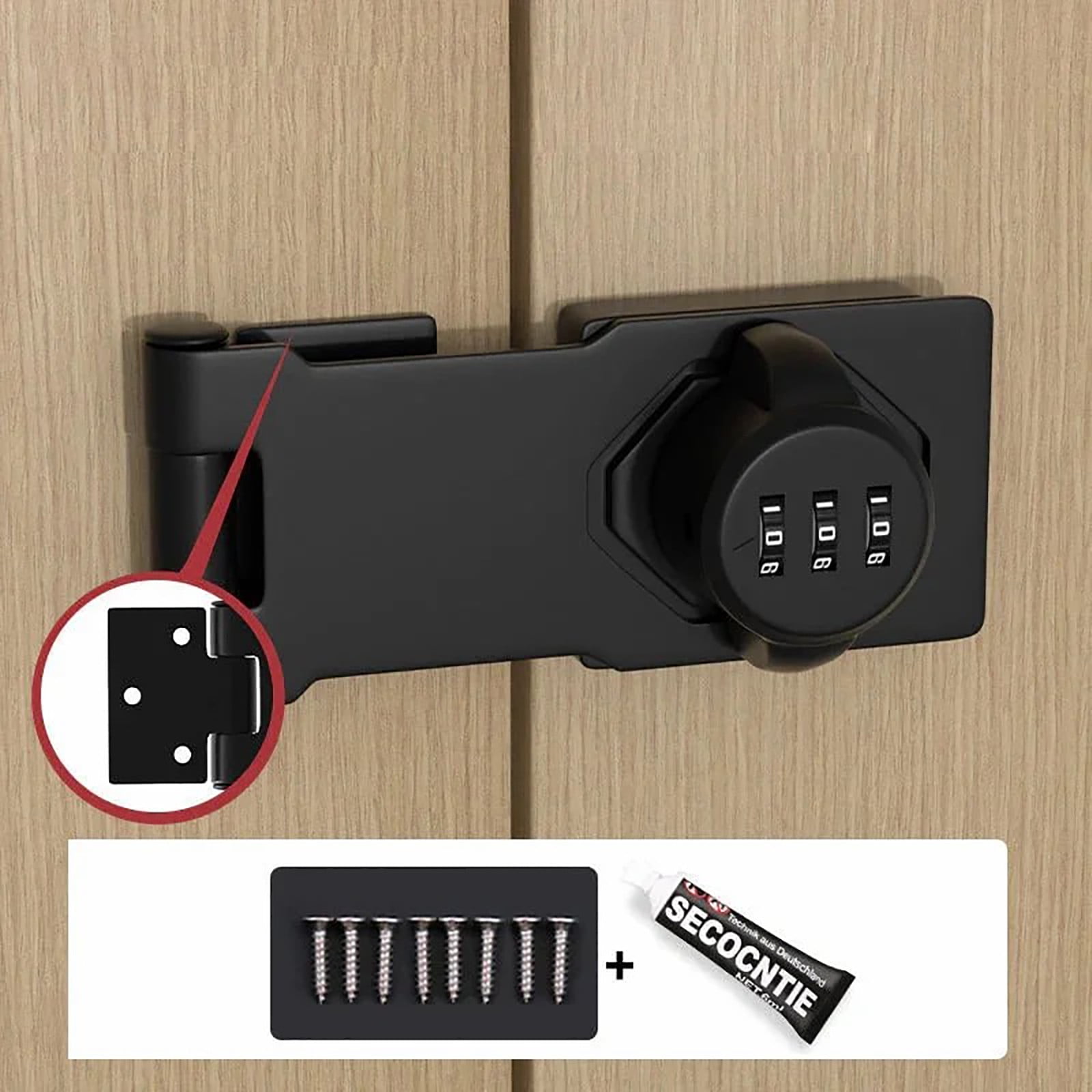 Household Cabinet Password Locks, Cabinet Door Combination Hasp Lock ...