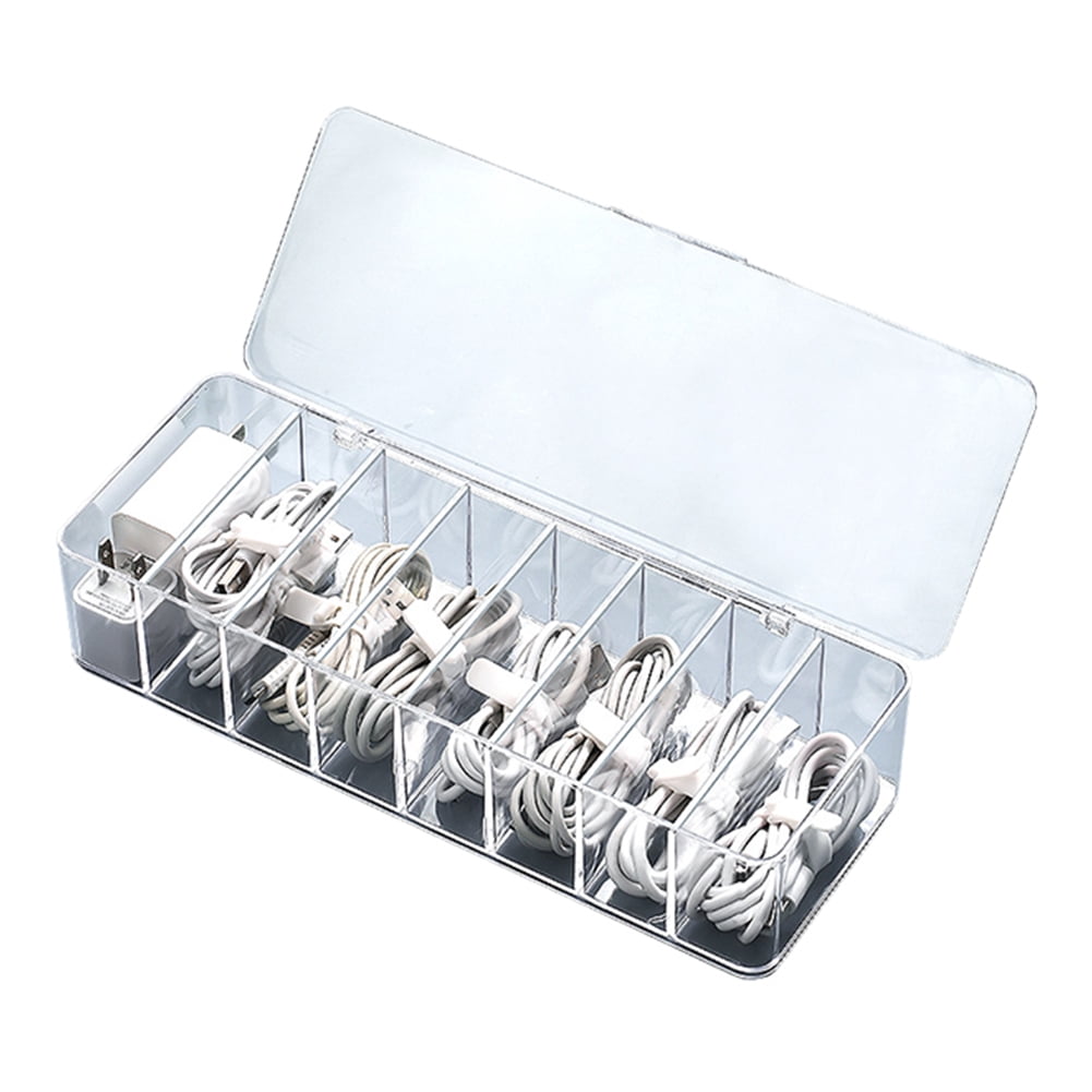 Household Cable Organizer Charging Station Dust-proof Organizer Cable ...