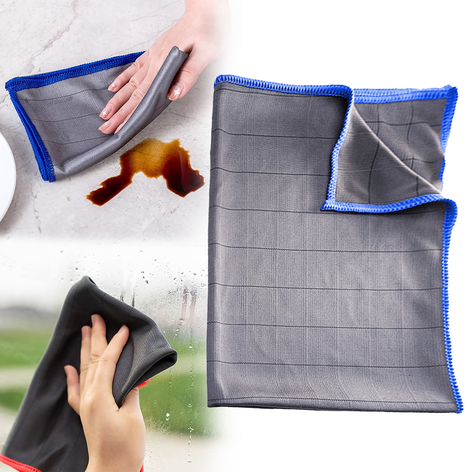 Household Cleaning Cloth Home Kitchen Multi Functional Dishwashing ...