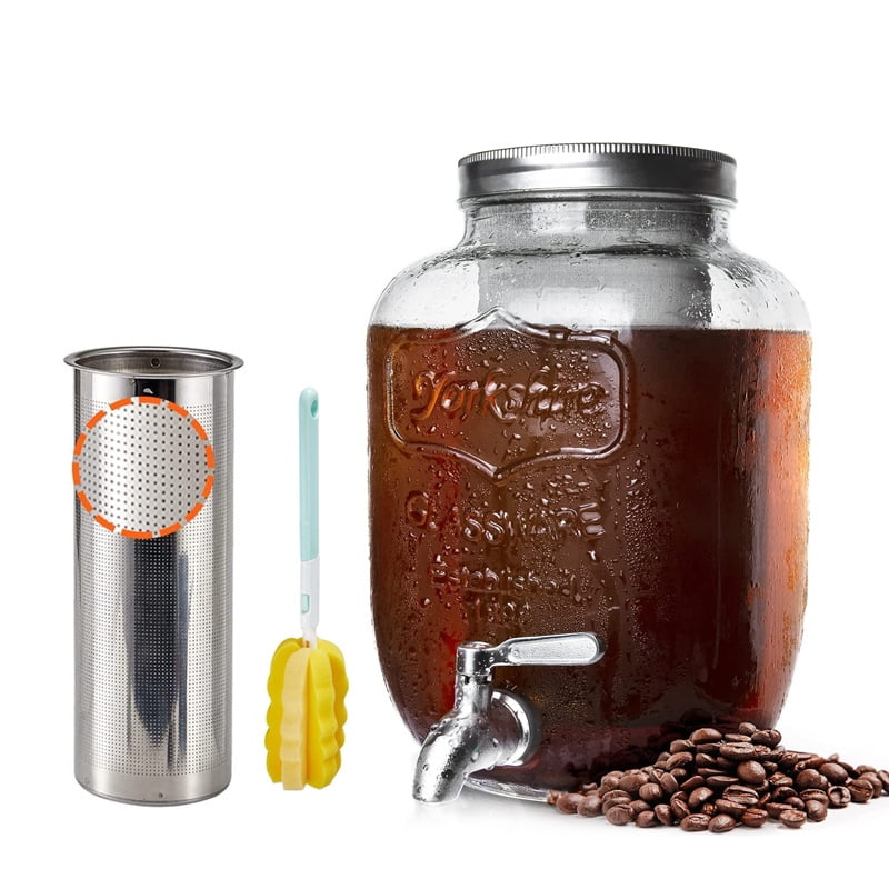 Household Coffee Cold Extraction Barrel With Tap Refrigerator Fruit ...