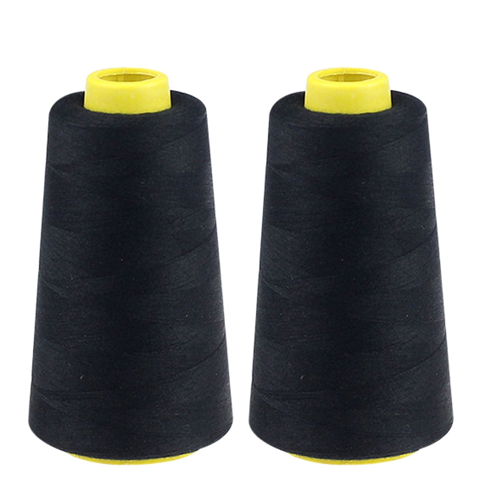 Household Color Polyester Sewing Thread Pagoda Thread 2PC 2300 Yards ...