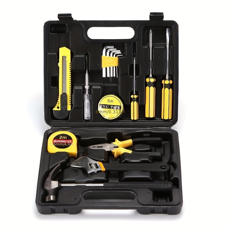 Household Combination Tool Set 16 piece Portable Hammer Wrench ...