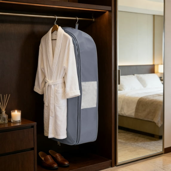 Household Compressed Clothing Storage Dusts Cover,Space Saving Hanging ...