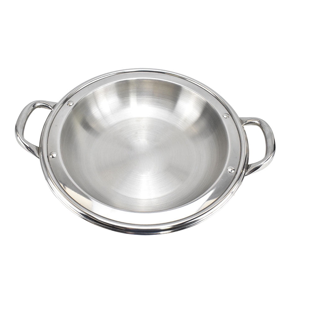 Household Cooking Pot Multi-function Stainless Pot Convenient Shallow ...