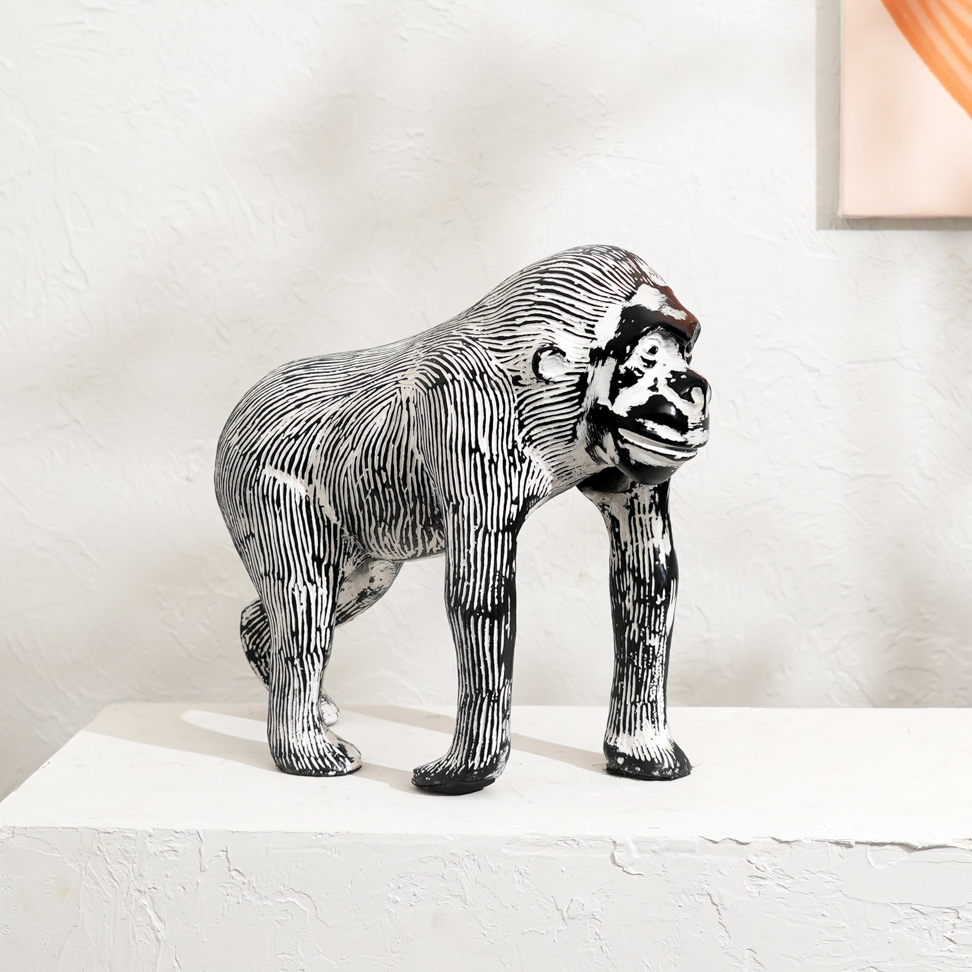 Household Decor Items Decorative Gorilla Aluminum Animal Sculpture with ...