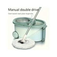 Household Double Drive Rotary Mop & Bucket Set，Hands-Free Spin Mop for ...