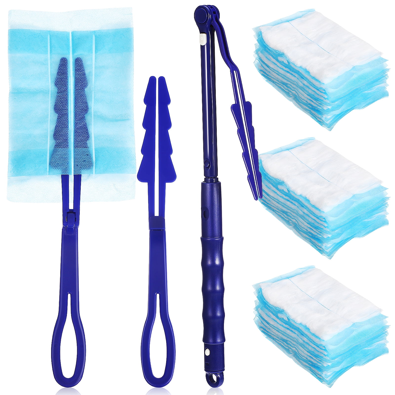 MLINS 1 Set Electrostatic Microfiber Duster with Replacement Refills ...