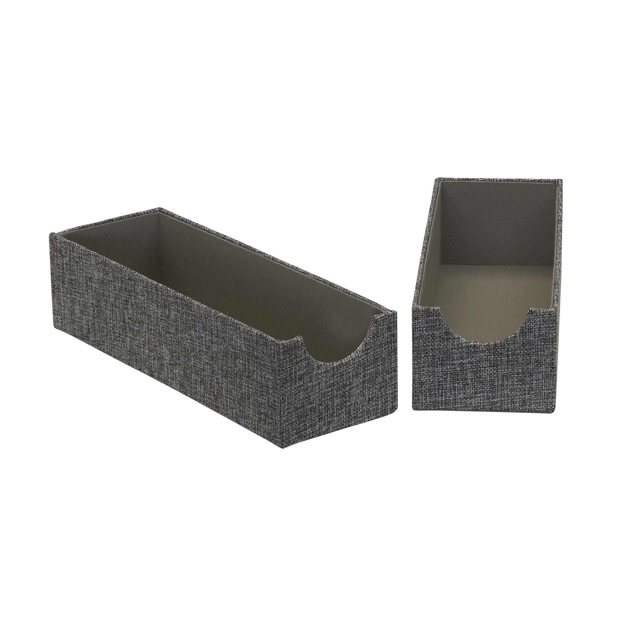 Household Essentials 2-Pack of Drawer Organizers, Sturdy Chipboard With ...