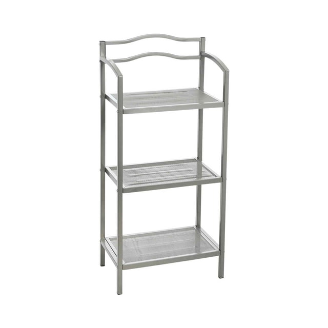 Household Essentials Small Bathroom Organizer Unit, 3-Tier Metal ...