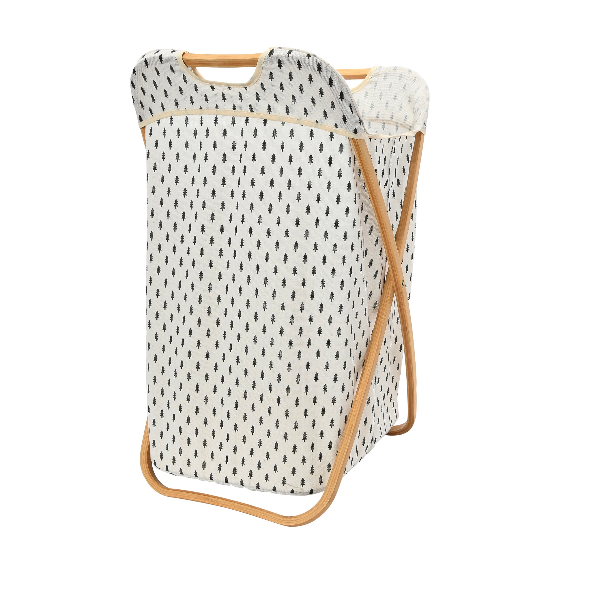 Household Essentials Bamboo X Frame Hamper - 15x18x26 - Walmart.com