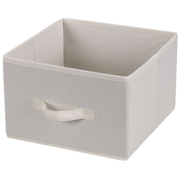 Household Essentials Large Canvas Storage Box with Lid - Walmart.com