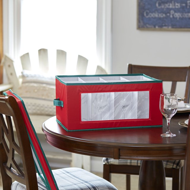 Household Essentials Holiday Stemware Balloon Chest - Walmart.com