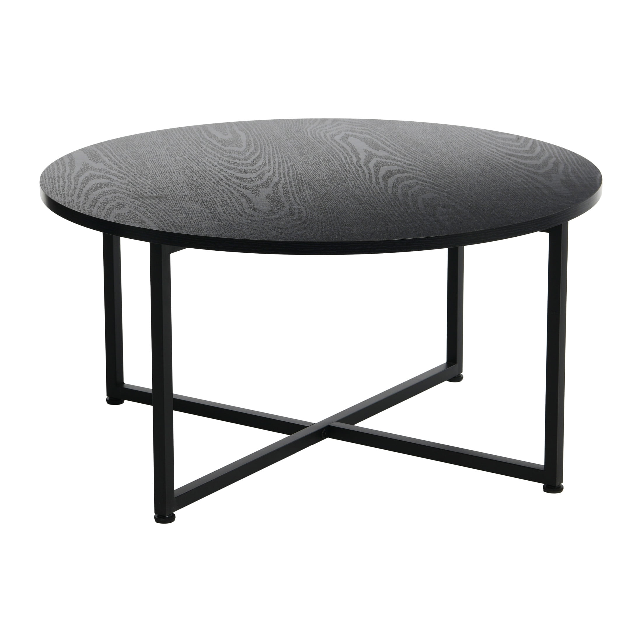 Walmart Household Essentials Jamestown Living Room Round Coffee Table ...
